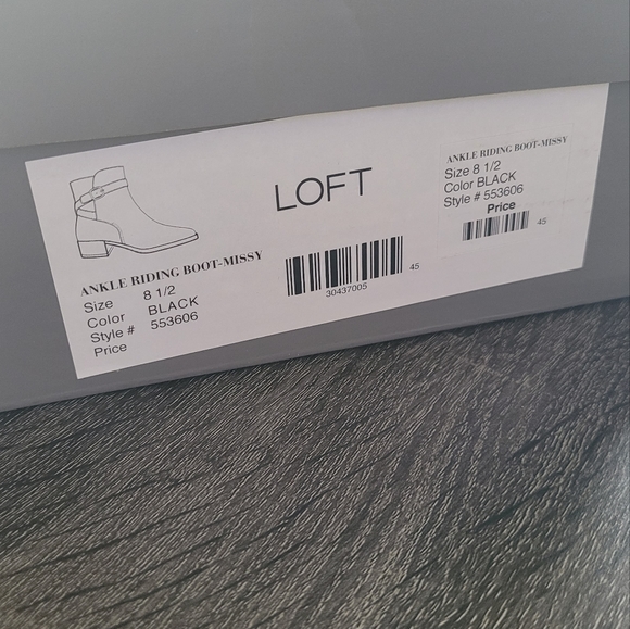 LOFT | Shoes | New Loft Black Ankle Boots | Poshmark